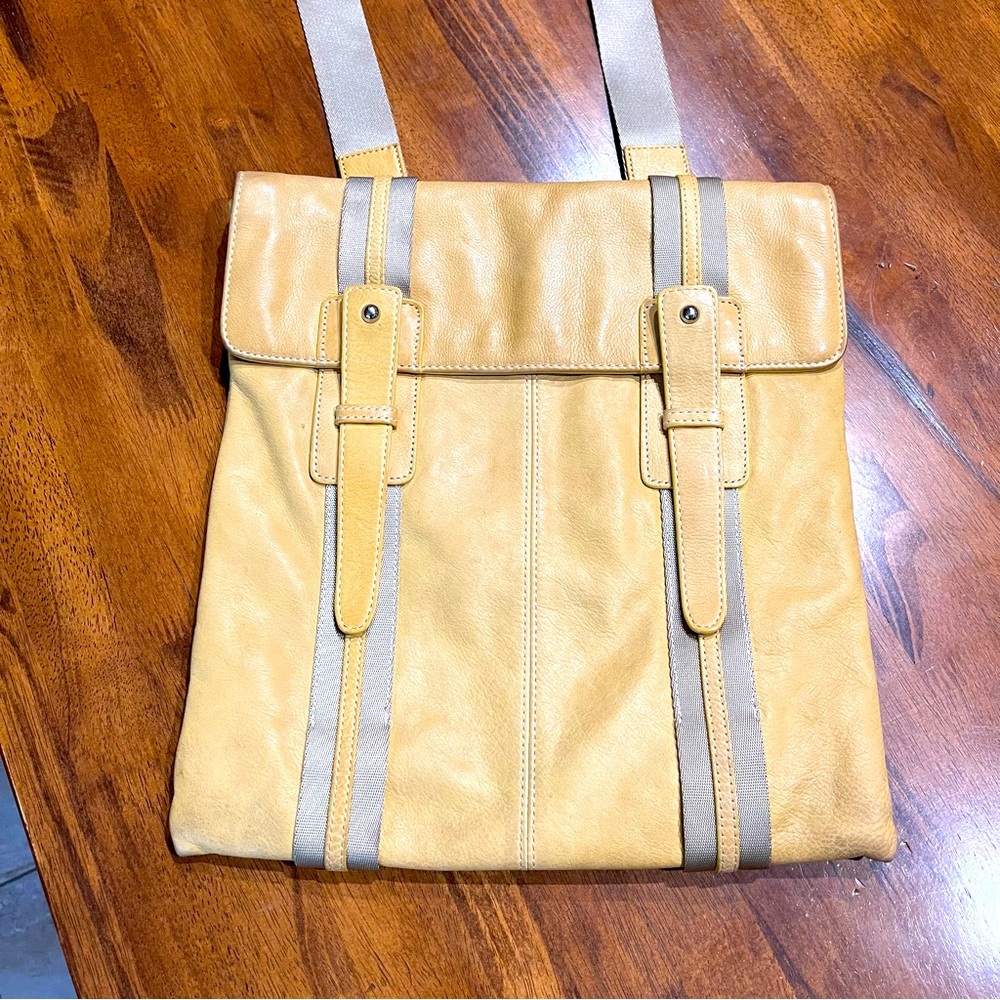 Native Stone Leather Cross Body Book/ Computer/ Purse… - Gem